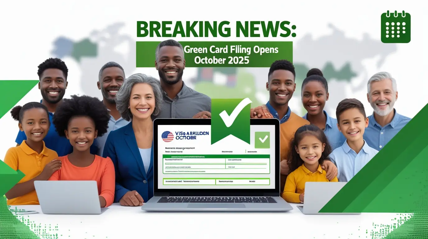 Oct 2025 Visa Bulletin: Green Card Opens I-485 Filing Window